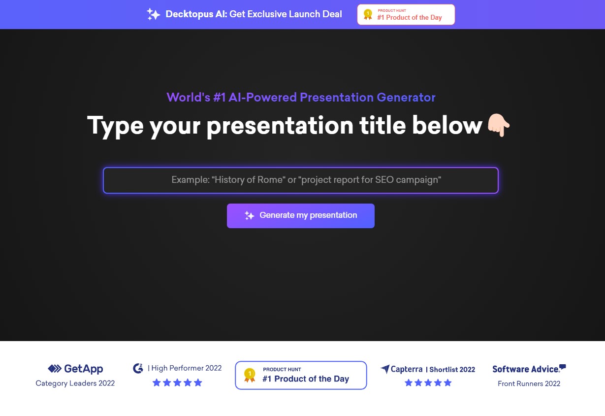Decktopus | Features, Reviews, and Alternatives Decktopus | Features, Reviews, and Alternatives